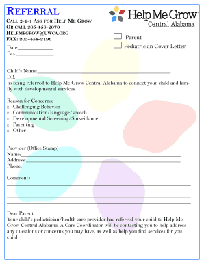 Fillable Online CALL 2-1-1 ASK FOR HELP ME GROW Fax Email Print - pdfFiller