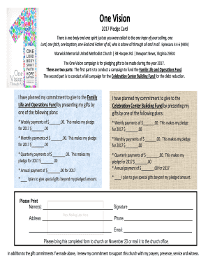 Fillable Online There is one body and one spirit just as you were ...