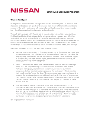 Fillable Online What is PerkSpot Fax Email Print - pdfFiller