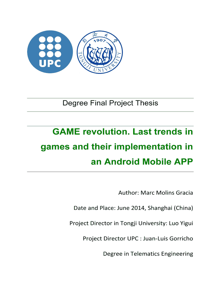 Fillable Online Degree Final Project Thesis Fax Email Print - pdfFiller