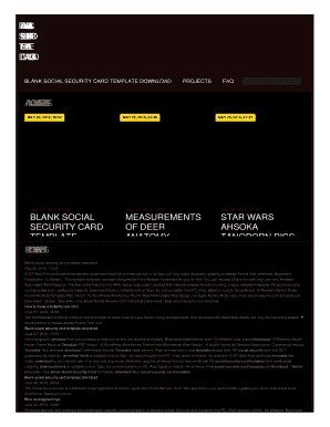 Fillable Online BLANK SOCIAL SECURITY CARD TEMPLATE DOWNLOAD Fax Email ...