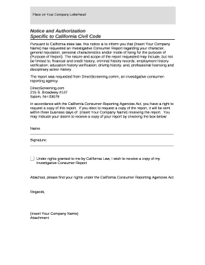 Specific to California Civil Code Doc Template | pdfFiller