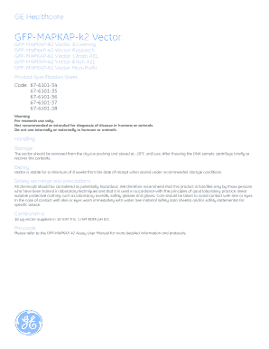 Fillable Online GFP-MAPKAP-k2 Vector Fax Email Print - pdfFiller