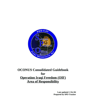 OCONUS Consolidated Guidebook Doc Template | pdfFiller