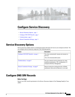 Fillable Online Configure Service Discovery Fax Email Print - pdfFiller