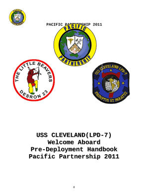 USS CLEVELAND(LPD-7) Doc Template | pdfFiller