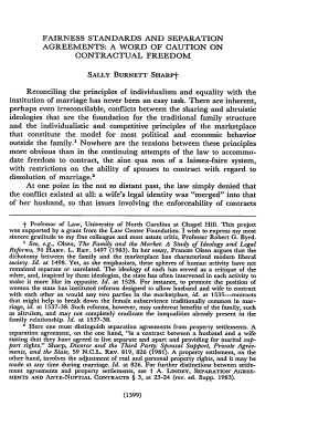 Fillable Online FAIRNESS STANDARDS AND SEPARATION Fax Email Print ...