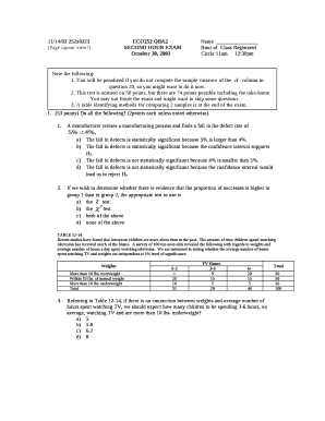 )SECOND HOUR EXAMHour ofClass Registered - courses wcupa Doc Template ...
