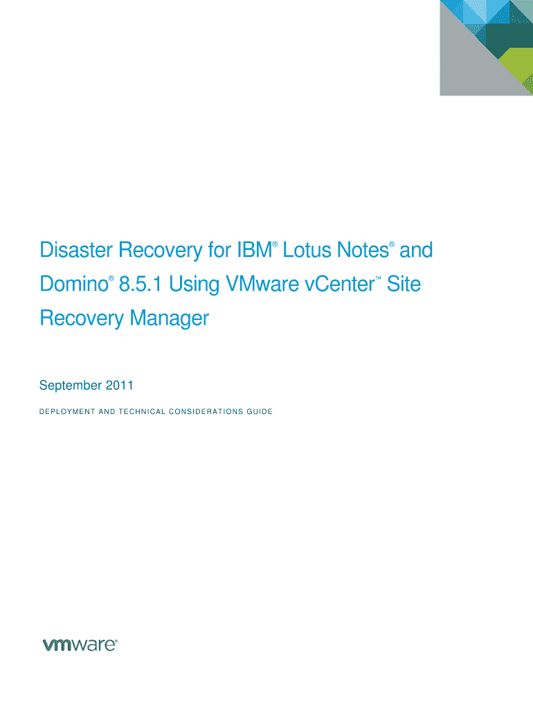 Fillable Online Disaster Recovery for IBM Lotus Notes and Fax Email ...