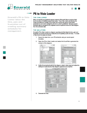 Fillable Online P6 to Visio Loader Fax Email Print - pdfFiller