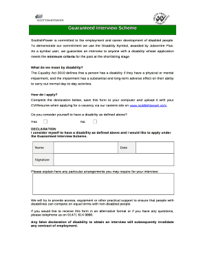Guaranteed Interview Scheme Doc Template | pdfFiller