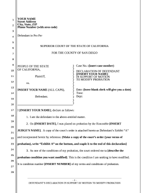 : (insert case number) Doc Template | pdfFiller