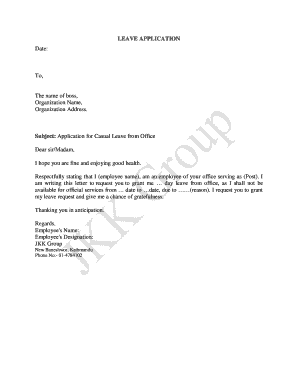 Fillable Online The name of boss, Fax Email Print - pdfFiller