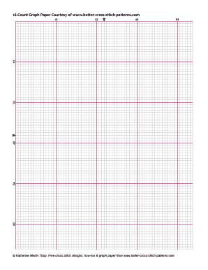 Fillable Online 16Count Graph Paper Courtesy of www Fax Email Print ...
