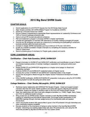 Fillable Online CHAPTER GOALS: Fax Email Print - pdfFiller