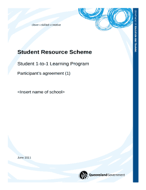 Student 1-to-1 Learning Program Doc Template | pdfFiller