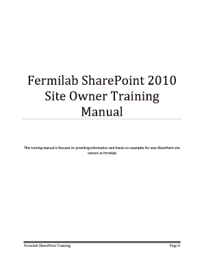 Fillable Online This training manual is focused on providing ...
