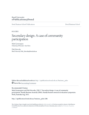Fillable Online Secondary design: A case of community Fax Email Print ...