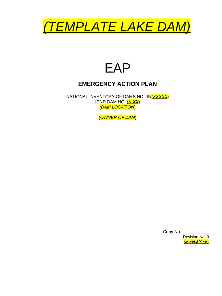 (TEMPLATE LAKE DAM) Doc Template | pdfFiller