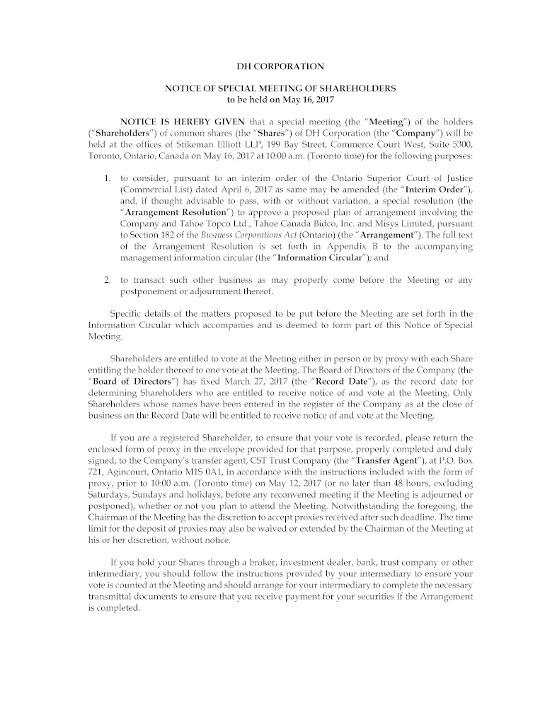 Fillable Online DH CORPORATION Fax Email Print - pdfFiller
