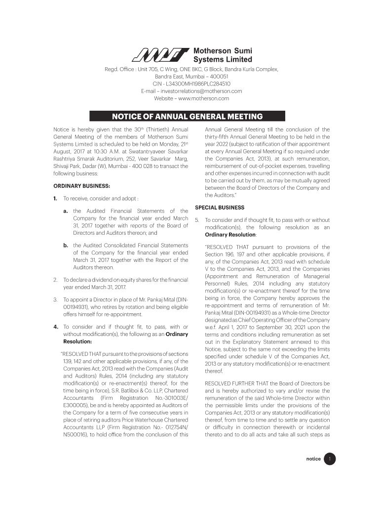 Fillable Online Office : Unit 705, C Wing, ONE BKC, G Block, Bandra ...