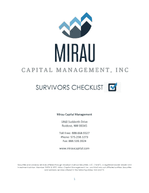 Fillable Online Mirau Capital Management Fax Email Print - pdfFiller