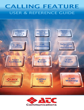 Fillable Online Calling Feature Fax Email Print - pdfFiller