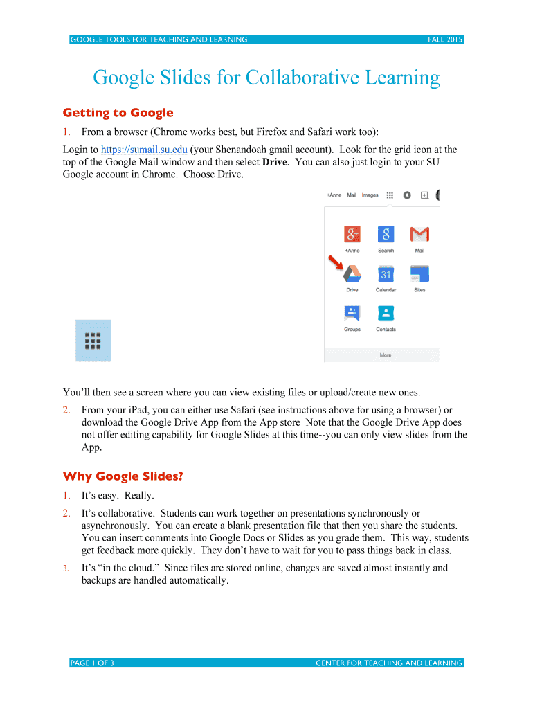 Fillable Online Getting to Google Fax Email Print - pdfFiller