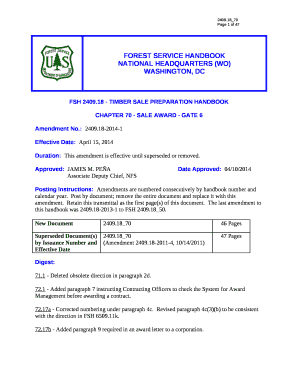 18 - TIMBER SALE PREPARATION HANDBOOK Doc Template | pdfFiller