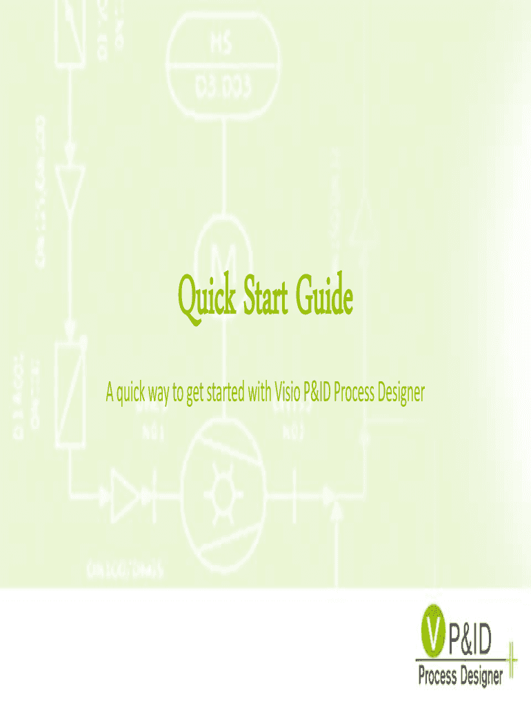 Fillable Online A quick way to get started with Visio P&ID Process ...