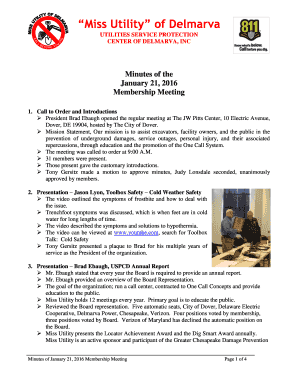 Fillable Online Miss Utility of Delmarva Fax Email Print - pdfFiller