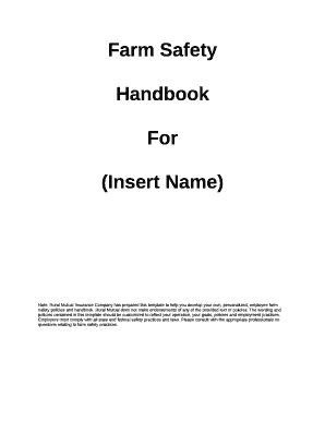 Note: Rural Mutual Insurance Company has prepared this template to help ...