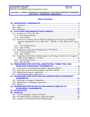 50 - INTERAGENCY AGREEMENTS2 Doc Template | pdfFiller