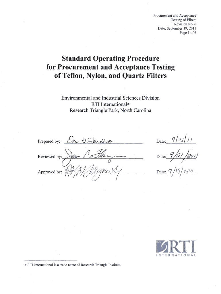 Fillable Online Procurement and Acceptance Fax Email Print - pdfFiller