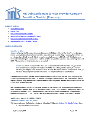 Fillable Online Transition Checklist (Company) Fax Email Print - pdfFiller