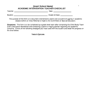 Teacher: Date: Doc Template | pdfFiller