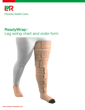 Fillable Online Leg sizing chart and order form Fax Email Print - pdfFiller
