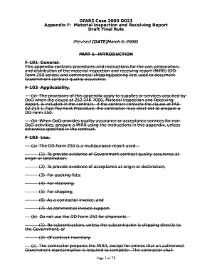 Appendix F:Material Inspection and Receiving Report Doc Template ...