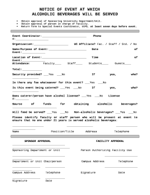 NOTICE OF EVENT AT WHICH Doc Template | pdfFiller