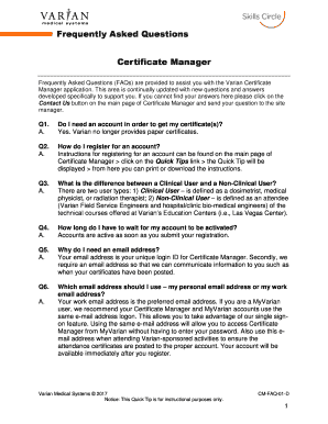 Fillable Online Frequently Asked Questions (FAQs) are provided to ...