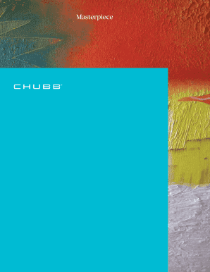 Fillable Online Chubb Masterpiece Fax Email Print - pdfFiller