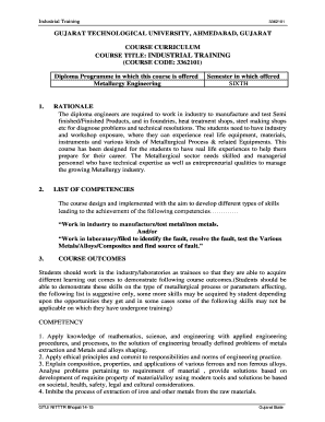 Fillable Online GUJARAT TECHNOLOGICAL UNIVERSITY, AHMEDABAD, GUJARAT Fax Email Print - pdfFiller