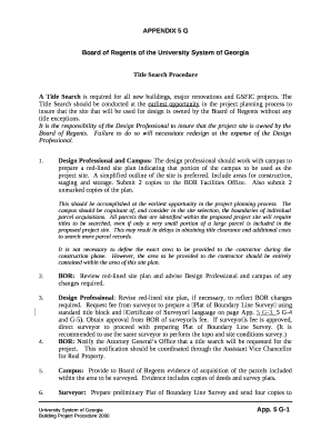 Title Search Procedure Doc Template | pdfFiller