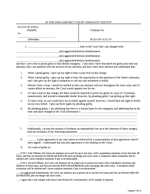 IN THE IOWA DISTRICT COURT FOR SCOTT COUNTY Doc Template | pdfFiller