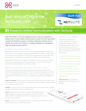 Fillable Online 8x8 Virtual Office for Fax Email Print - pdfFiller
