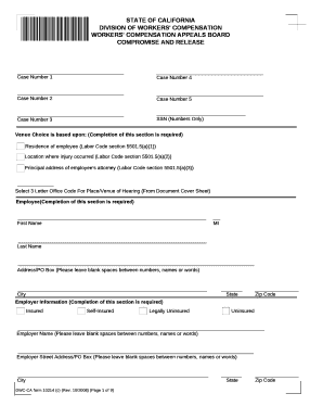 COMPROMISE AND RELEASE Doc Template | pdfFiller