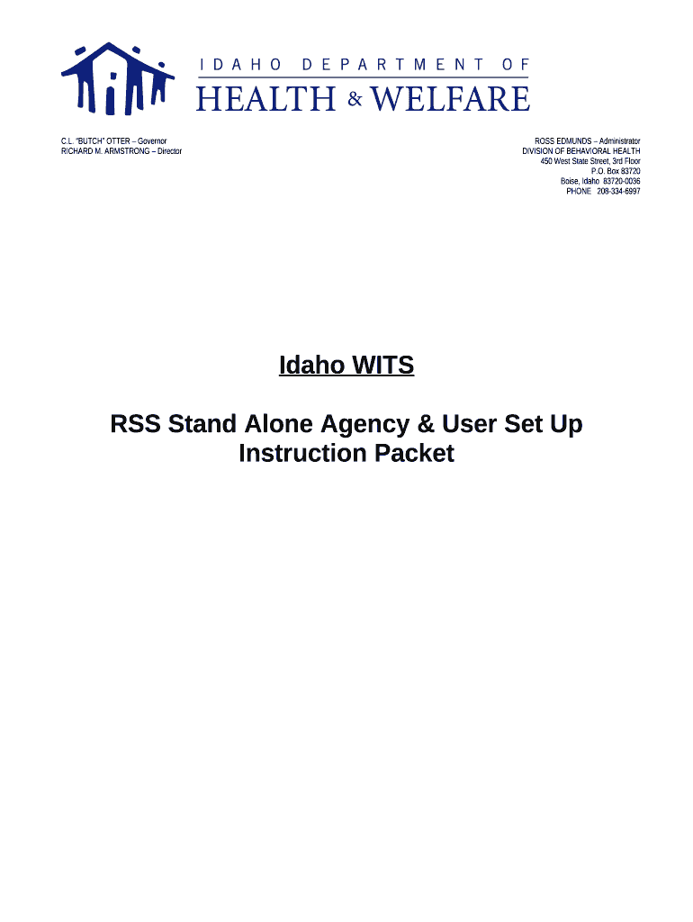 Idaho WITS Doc Template | pdfFiller