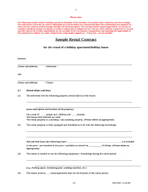 The following example contract wording is purely an illustration of the ...