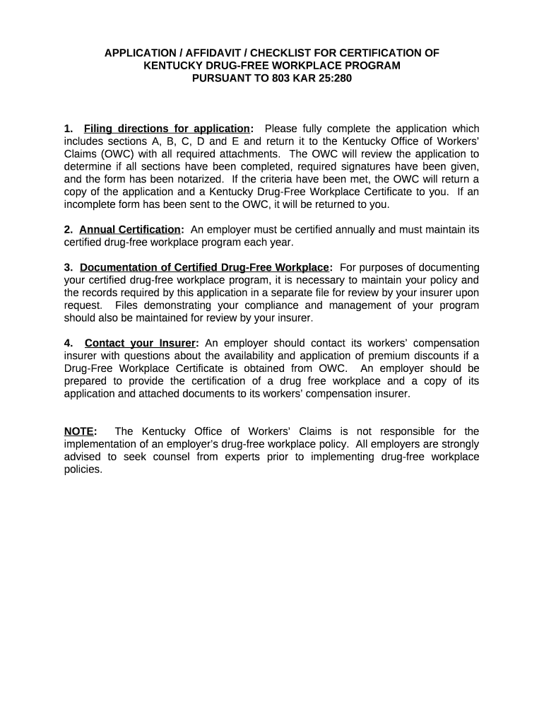 APPLICATION / AFFIDAVIT / CHECKLIST FOR CERTIFICATION OF Doc Template | pdfFiller