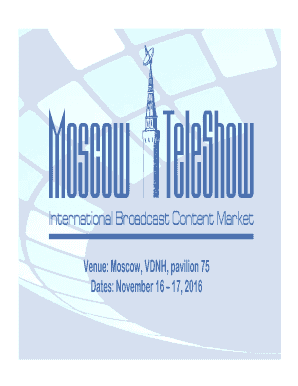 Fillable Online Venue:Moscow, Fax Email Print - pdfFiller